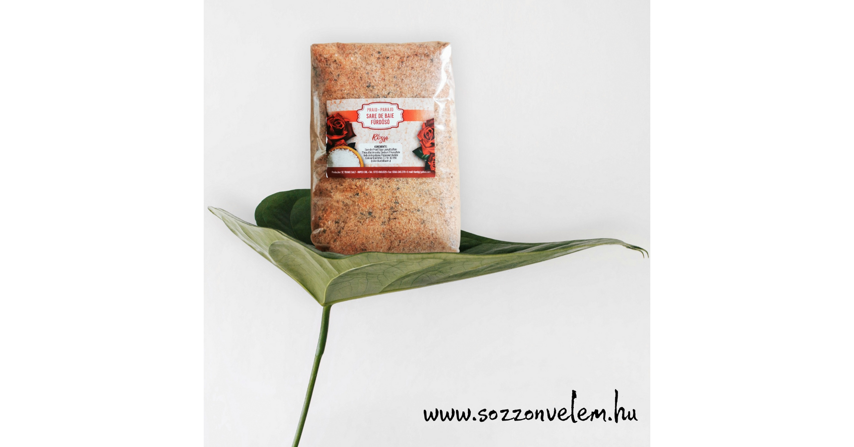 Parajdi fürdősó rózsa 1kg ára :1149ft